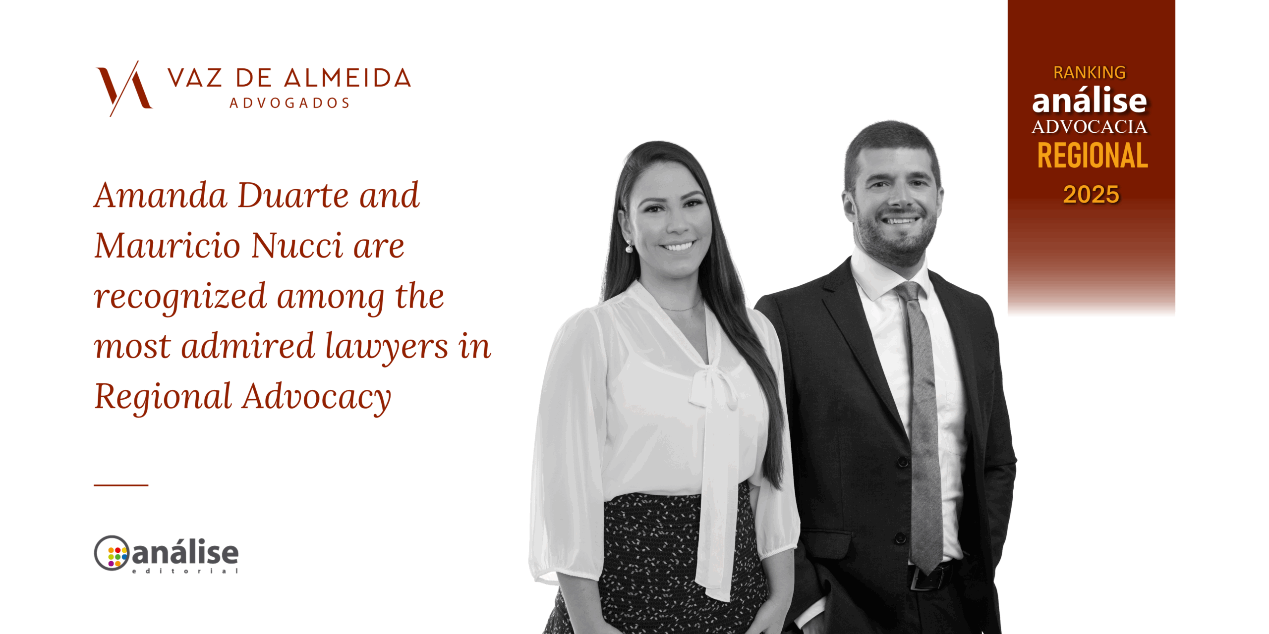 Amanda Duarte and Mauricio Nucci are recognized among the most admired ...
