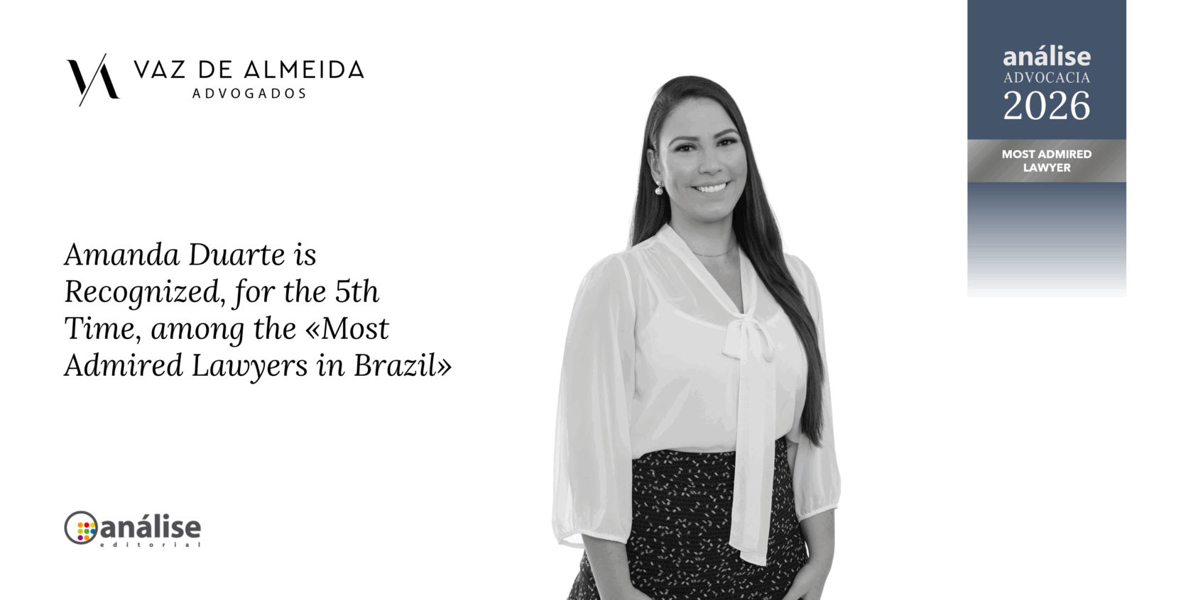 Amanda Duarte is Recognized, for the 5th Time, among the «Most Admired ...